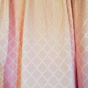 Vintage | Accents | Vintage Drapes Pinch Pleat Pink Curtains 5w X 82l ...